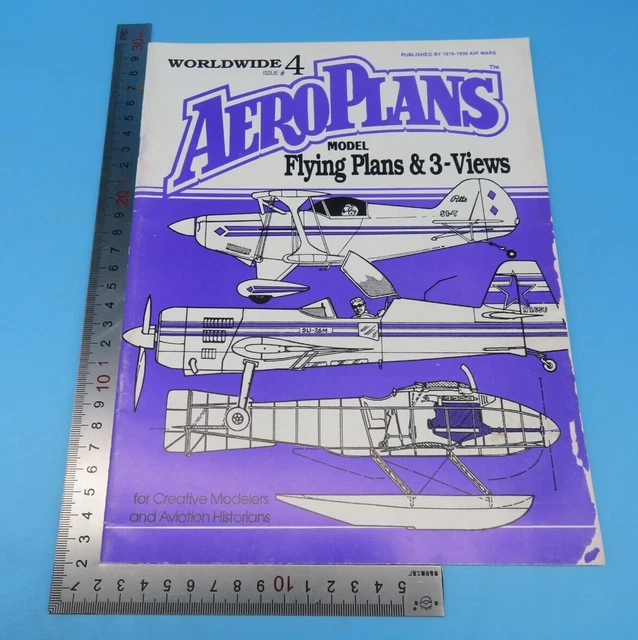 AEROPLANS MODEL FLYING Plans And 3 Views Worldwide Issue 4 Paperback ...