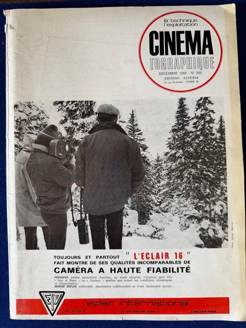 REVUE CINEMA TOPOGRAPHIQUE n°302 - Décembre 1968 EUR 7,00 - PicClick FR