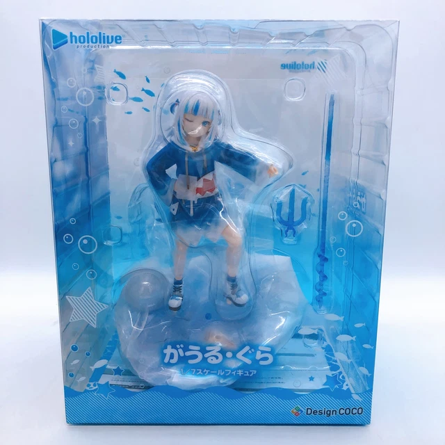 HOLOLIVE ENGLISH MYTH Gawr Gura 1/7 Scale Figure Design COCO Sealed NEW ...
