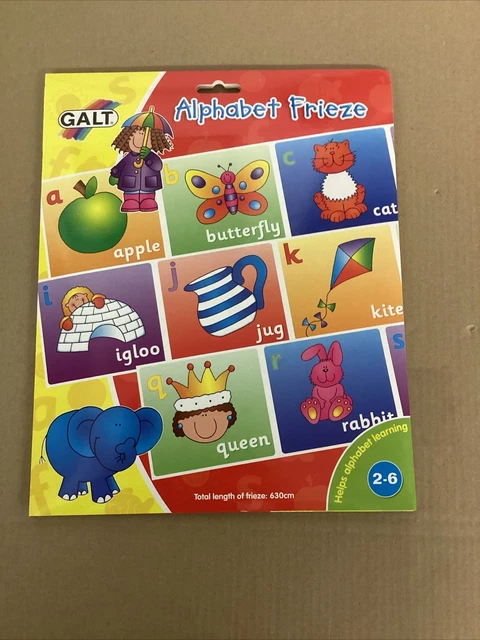 GALT ALPHABET FRIEZE £10.00 - PicClick UK