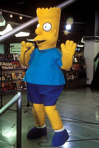 BART SIMPSON BAND Singer Performing Bart Simpson 1990s Old Music Photo ...