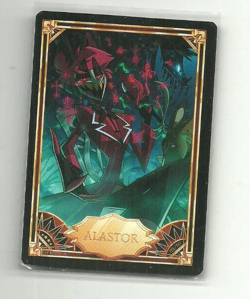 HAZBIN HOTEL 1ST Edition ALASTOR Trading Card NON FOIL Season 1 RARE ...