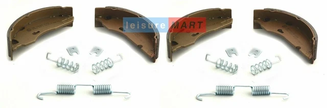 160X35 ALKO TYPE Trailer Brake Shoes Set and Spring Kit for Single Axle ...