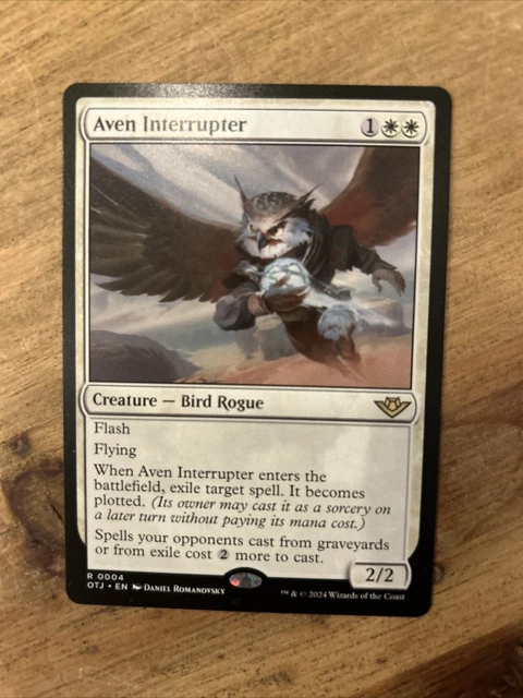 MTG AVEN INTERRUPTER Outlaws of Thunder Junction OJT raro raduno magico ...