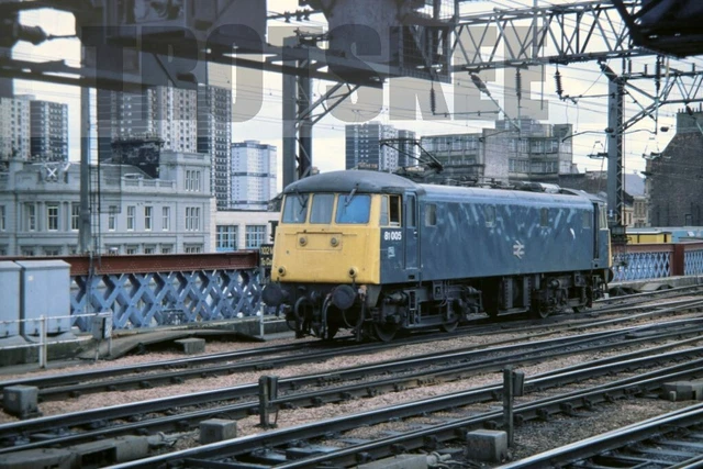35MM SLIDE BR British Railways Electric Class 81 81005 Glasgow Central ...