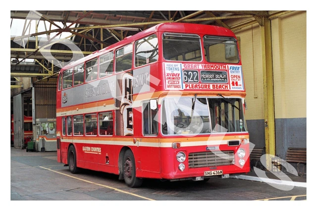 BUS PHOTOGRAPH EASTERN COUNTIES SNG 436M [VR136] '92 £1.30 - PicClick UK