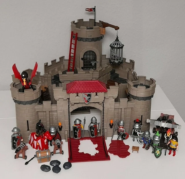 PLAYMOBIL KNIGHTS 6001 Falkenritterburg grosse Ritterburg Ritter ...