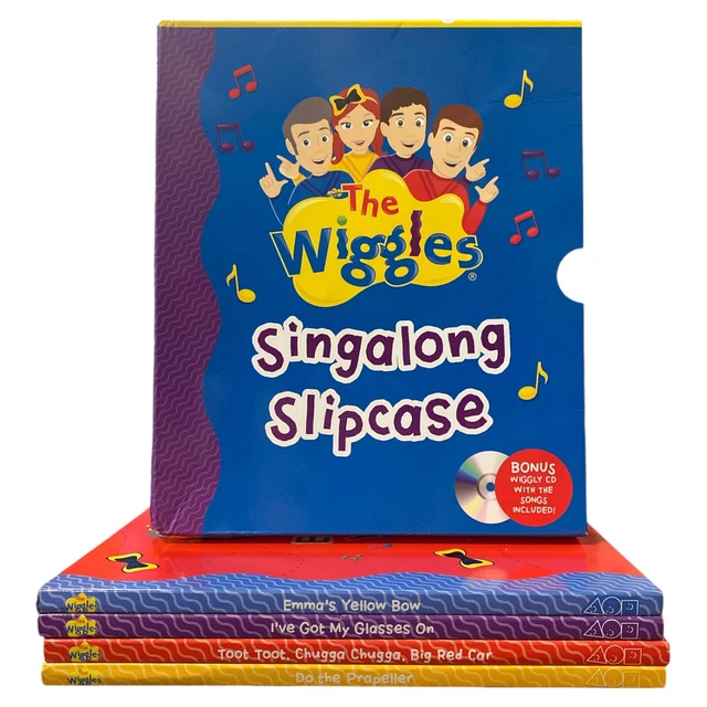 THE WIGGLES SINGALONG Slipcase 4 Book Set Children's Emma Red Car Kids ...