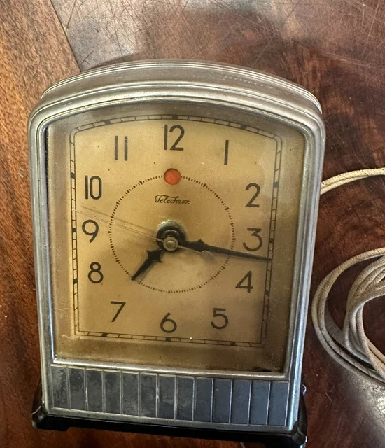 VINTAGE TELECHRON CLOCK Model 715 Appears To work Also Inscribed See ...