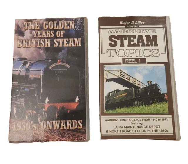 2X EXPRESS STEAM Locomotive VHS Video Tape Golden Years 1930s Onwards ...