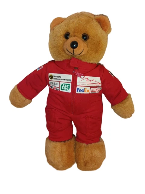 FERRARI F1 MICHAEL Schumacher Collection Bear Soft Toy Plush Stuffed ...