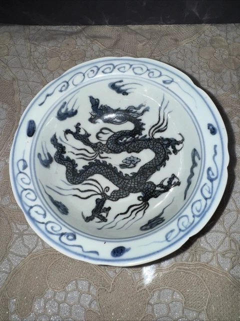 CHINA BLACK & Black Dragon plate - 5.5"(w) , 174gr £89.52 - PicClick UK