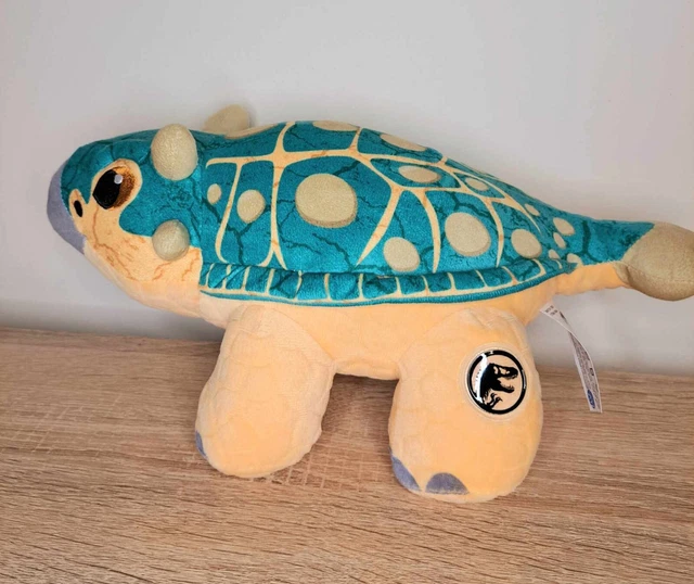 JURASSIC WORLD CAMP Cretaceous Dinosaur Bumpy Ankylosaurus Plush Soft ...