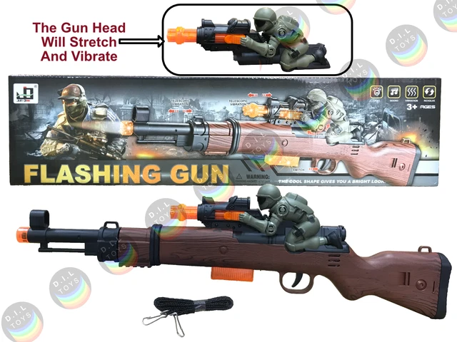 Mp5 Toy Gun Kids Camo Toy Pistol With Flashing Lights & Sounds - Army ...