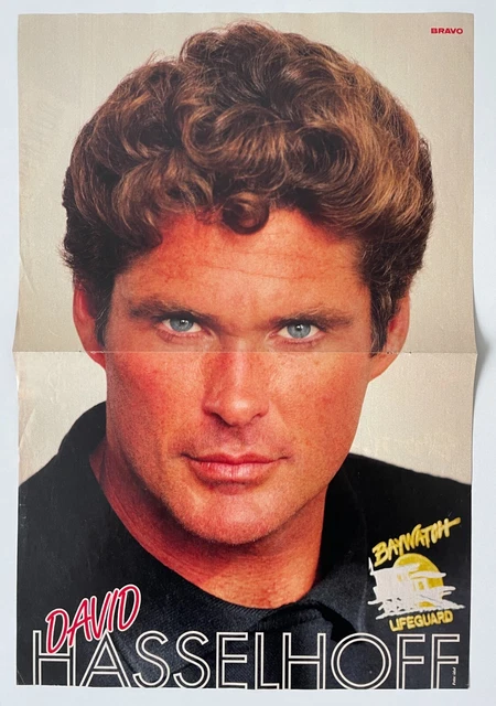 DAVID HASSELHOFF BAYWATCH Knight Rider Poster £8.58 - PicClick UK