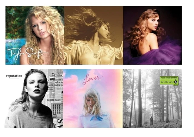 TAYLOR SWIFT ALBUM Strip Cake Ribbon. Premium Edible A4 Icing Sheet £5. ...