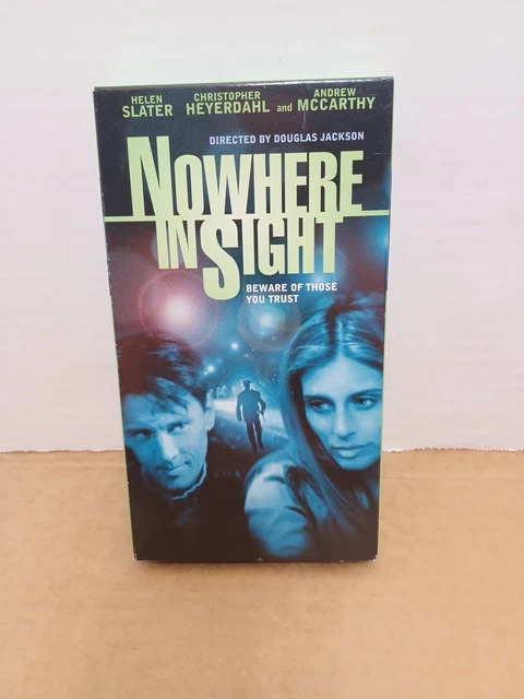 NOWHERE IN SIGHT VHS Movie VCR Video Tape Used Andrew Mccarthy Helen ...