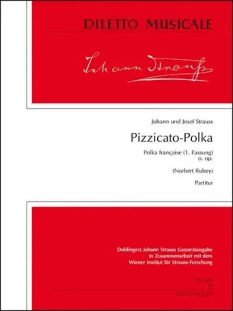 PIZZICATO-POLKA O. OP. | Johann Strauss Jr. | Partitur | Doblinger ...