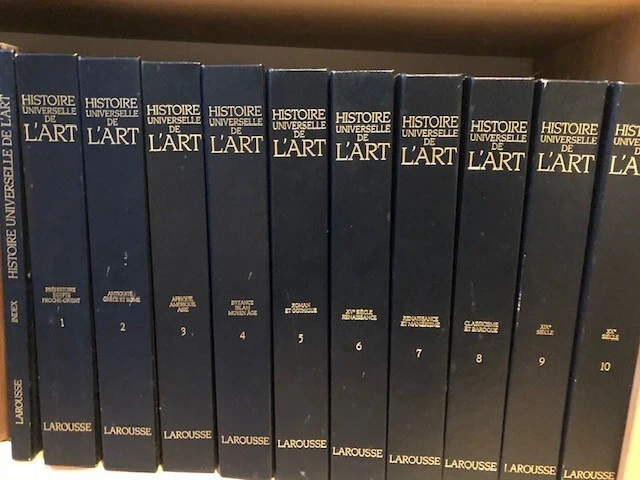 ENCYCLOPÉDIE LAROUSSE HISTOIRE universelle de l'art 10 volumes EUR 79,00 - PicClick FR