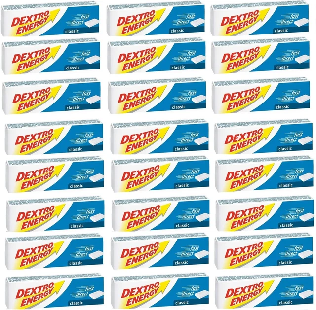 24 X DEXTRO Energy Dextrose Glucose Fast Acting Tablets Classic 47g BBE ...
