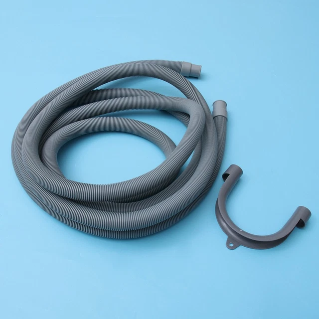 EXTENSION PIPE 4METRE Long Drain Hose Waste Pipe Tube Washing Machine ...