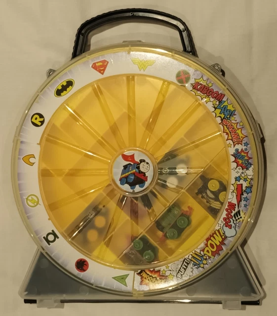 THOMAS THE TANK Engine Minis DC Super Friends Carry Case with 6 Trains ...