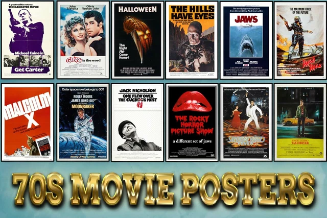 CLASSIC 70'S MOVIE Posters 70s Film Posters High Quality Part 2 £2.49 ...