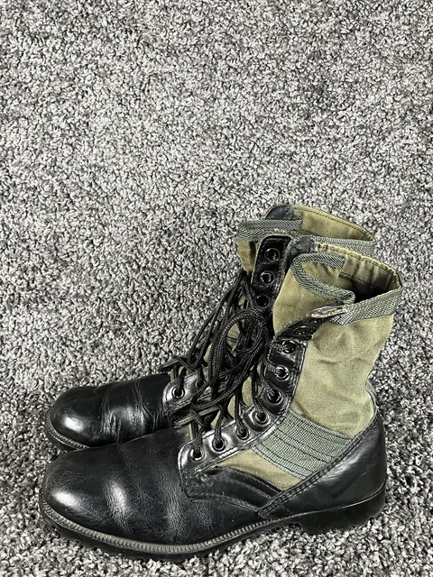 VTG VIETNAM US Army Jungle Combat Boots Spike Protective Size 10R £50. ...