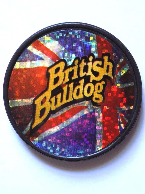 WWF PANINI BRITISH Bulldog Slammer Pog 1995 Wrestling Wwe Mat Caps Wcw ...