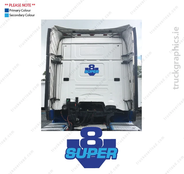 SCANIA V8 Super ,Sticker,Graphic R/S Series Topline, Highline (16) £29. ...