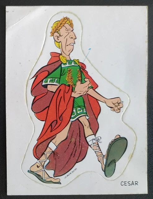 AUTOCOLLANT LA VACHE Qui Rit - Asterix Jules César Bd Bande Dessinée ...