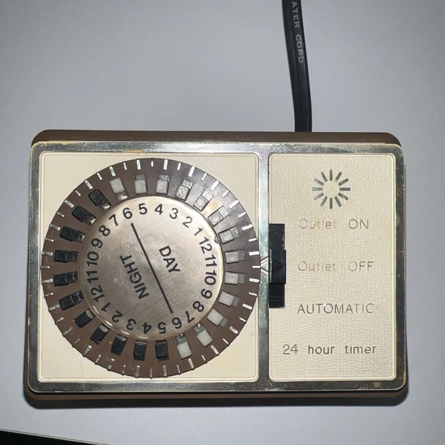 VINTAGE-MCGRAW-EDISON HEAVY DUTY 24 Hour Appliance Timer Model 12-035 2 ...