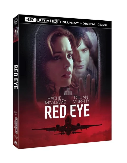 RED EYE (4K UHD Blu-ray) Rachel McAdams Cillian Murphy Brian Cox Jayma ...