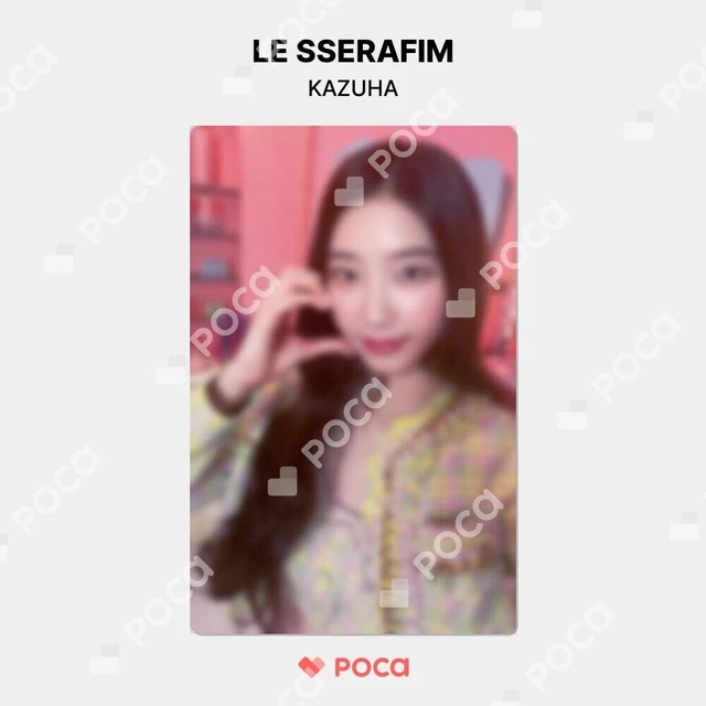 [LE SSERAFIM KAZUHA] FEARLESS (version japonaise.) CARTE PHOTO Carte photo... EUR 5,69 - PicClick FR