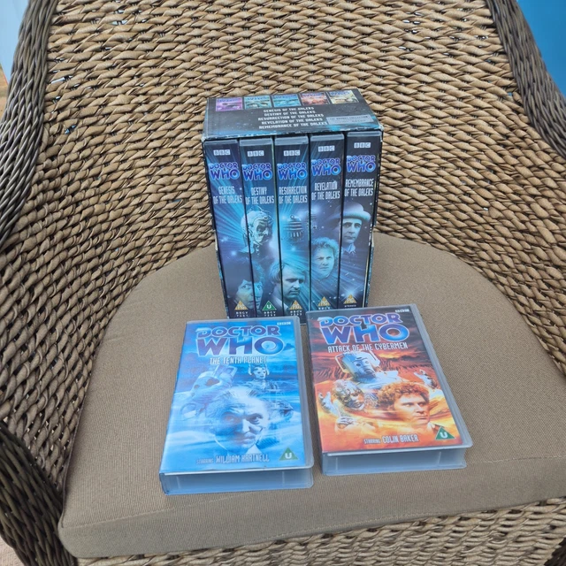 DOCTOR DR WHO Daleks the davros collection VHS Cassette Tapes +2 ...