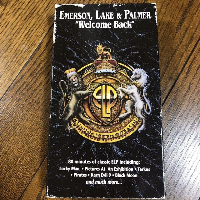 EMERSON, LAKE & Palmer Live at Royal Albert Hall VHS Hi-Fi Stereo Used ...