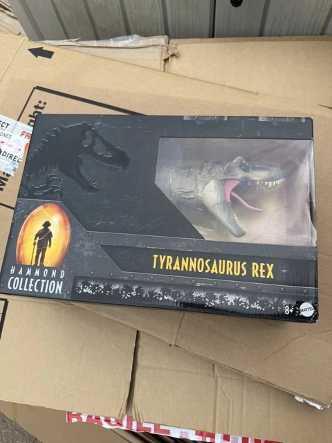 MATTEL JURASSIC PARK Hammond Collection T-rex Action Figure £187.92 ...