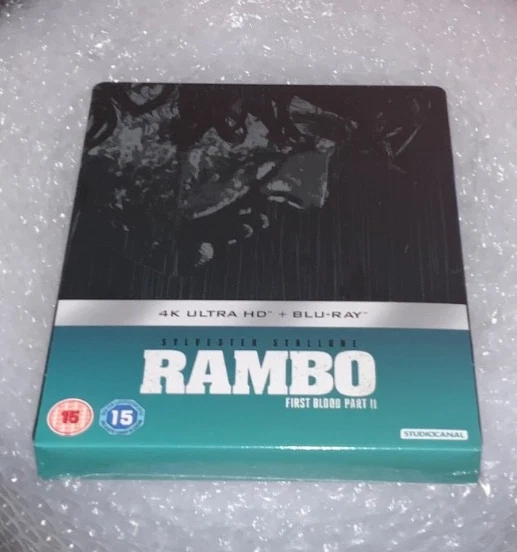 RAMBO FIRST BLOOD Pt 2 Limited Ed Steelbook 4K Ultra HD. NEW/SEALED/FREE POST! £57.88 - PicClick UK