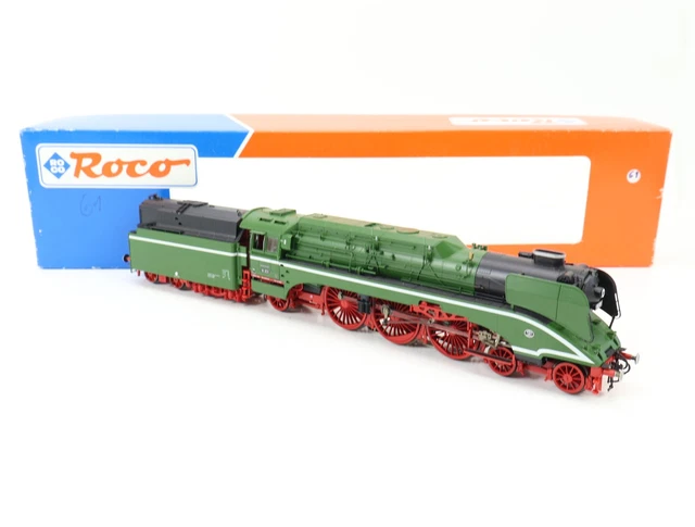 ROCO H0 69201 DAMPFLOK Schlepptenderlok grün BR 18 201 DR / DSS Digital ...