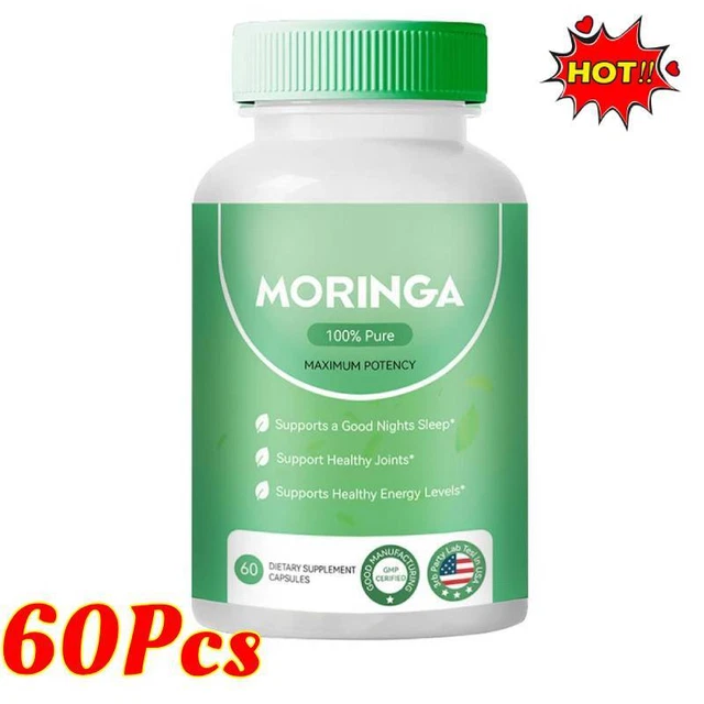 ROSABELLA/ MORINGA 60 Capsules for Immune Support, Gut Health & Vitamins 800mg- £7.54 - PicClick UK