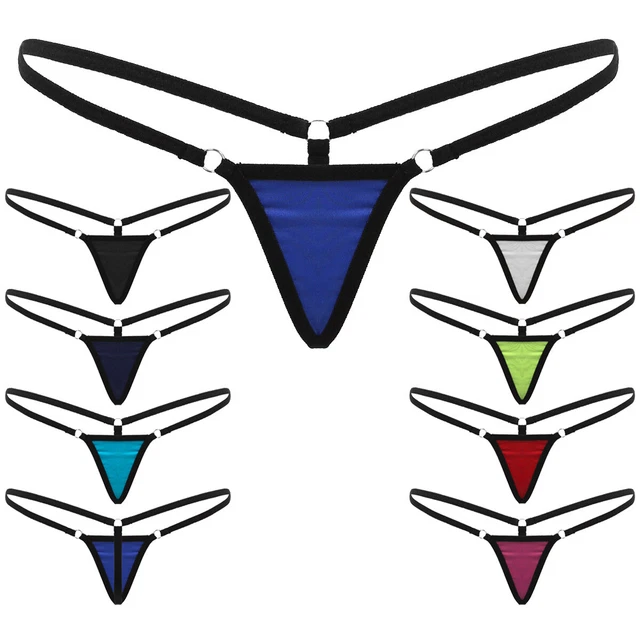 SEXY WOMENS MICRO Mini G-string Briefs Underwear Thong Lingerie T-back ...