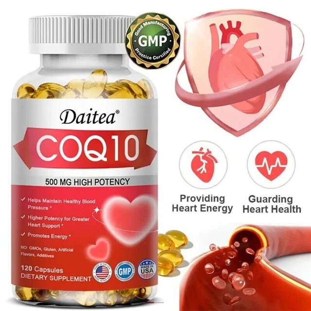 COENZYME Q10 500MG capsules protect heart health and enhance immunity £ ...