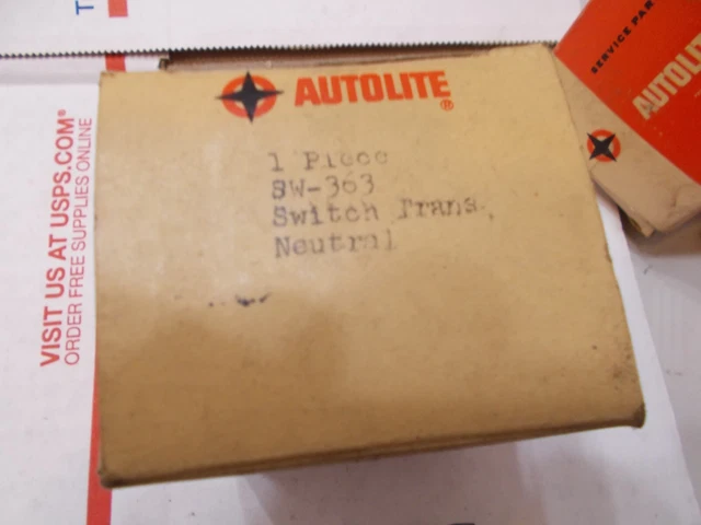 NOS AUTOLITE 63 Ford Galaxie 500XL Neutral Start Switch SW-363 C3AZ ...
