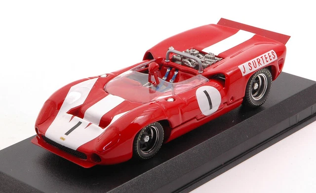 LOLA T70 MK.2 Spyder #1 Winner Brands Hatch 1966 John Surtees 1:43 ...