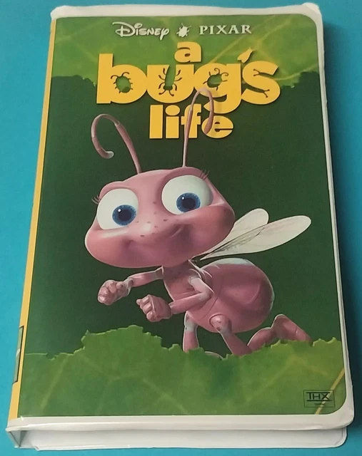 DISNEY A BUG’S Life VHS Video Tape Pixar Very Rare Paper Label HTF Good ...