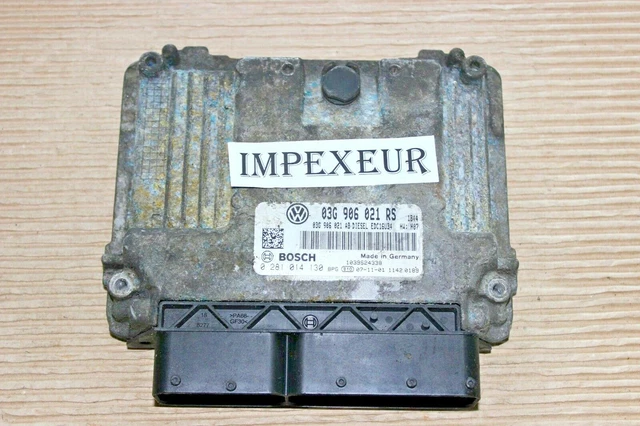 ORIGINAL VOLKSWAGEN CALCULATEUR moteur ECU 03G906021RS 03G906021AB ...