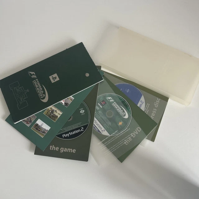 RARE F1 FORMULA One Playstation 2 Press Kit 2001 PS2 Game w/ DVD of ...