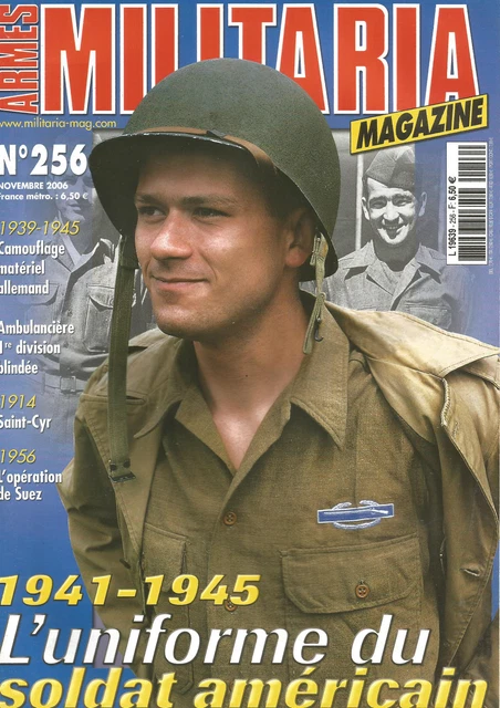 MILITARIA N°256 1941-45 Uniforme Soldat Us /Op Suez / Camouflage All ...