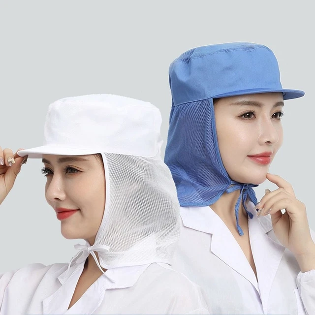 SMOKE-PROOF DUST WORK Hat Work Wear Cooking Hygienic Cap Hair Nets Cap ...