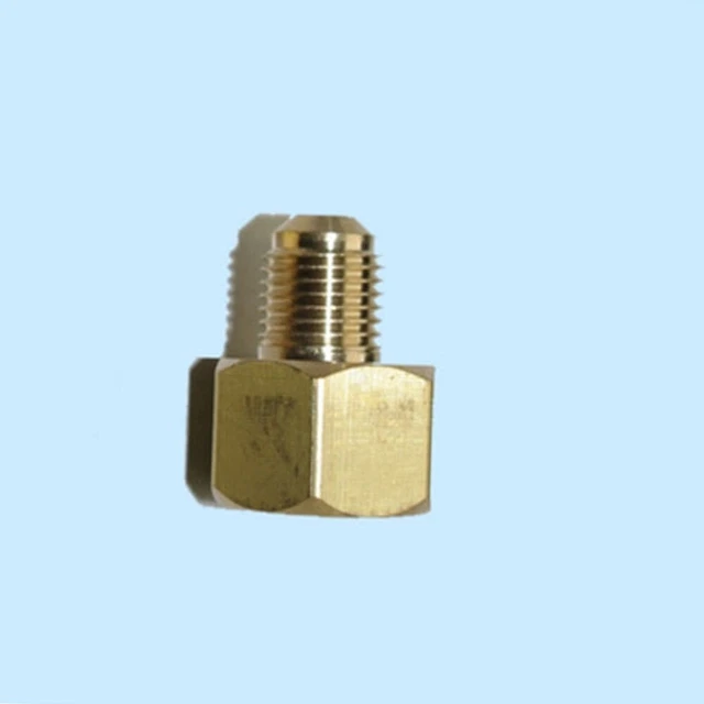 EASY TO CONNECT Brass Nitrogen Regulator Adapter Fittings 14" SAE to G ...